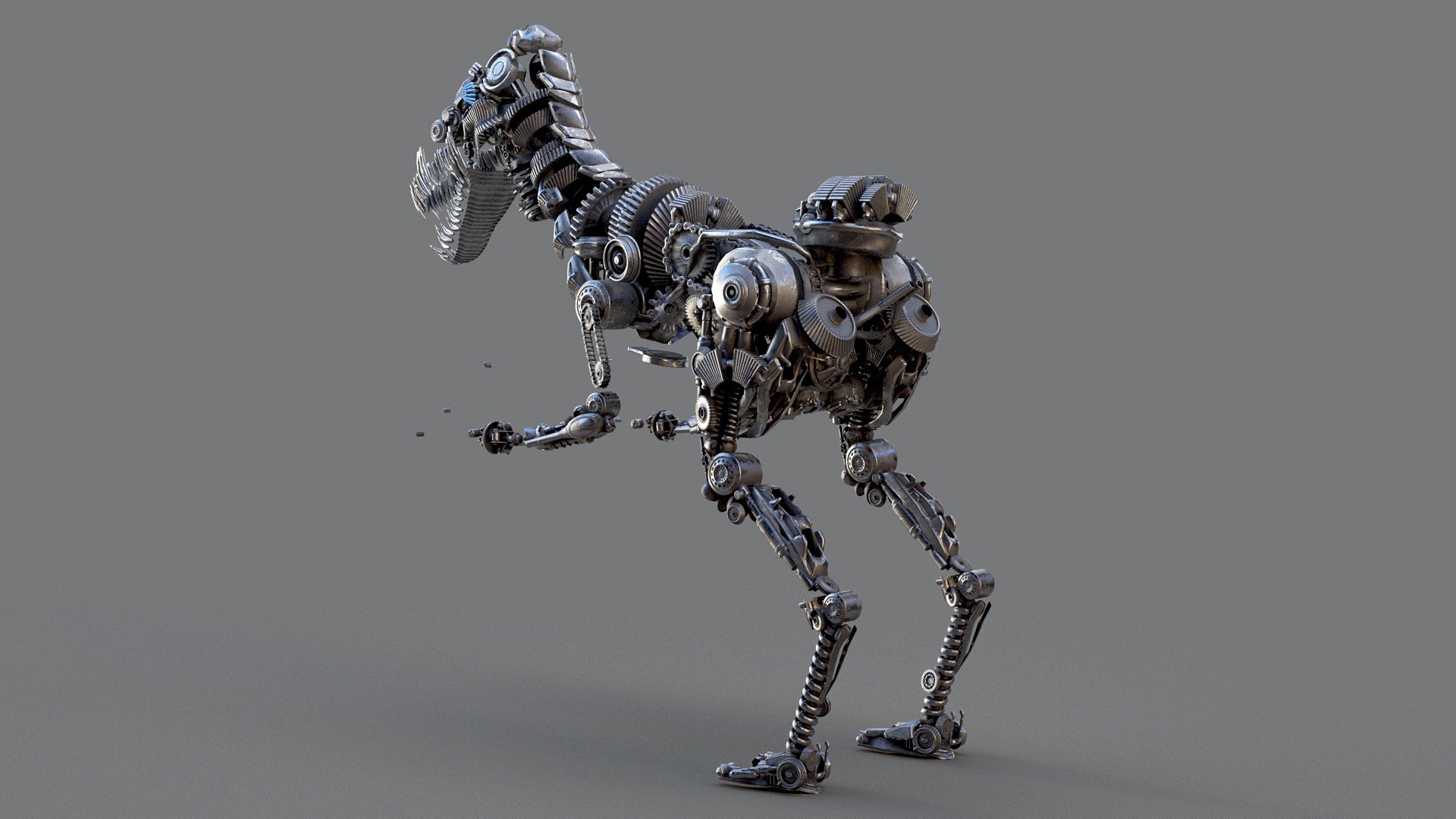 Raptor Mech Robot Model - TurboSquid 1481112