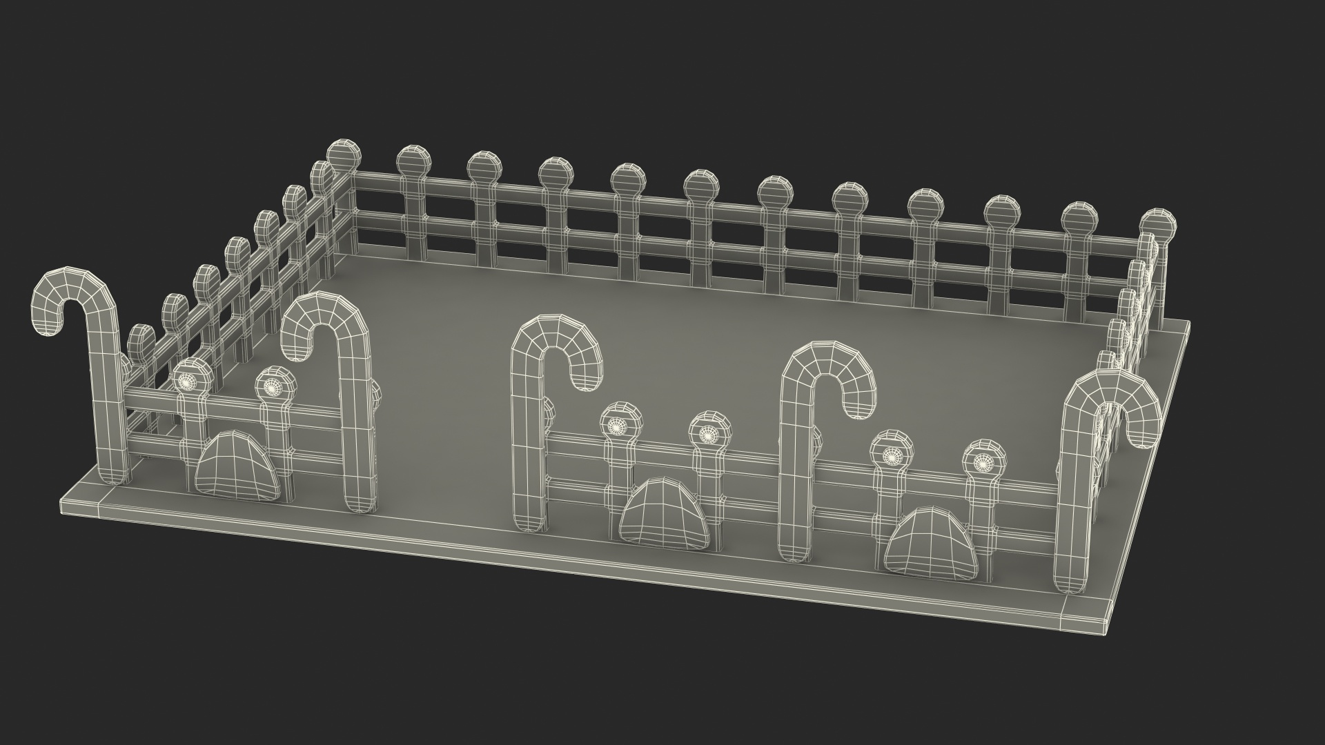 Cookie Dough Fence 3D Model - TurboSquid 1486785