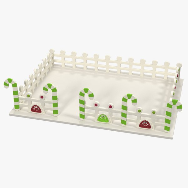 Cookie dough fence 3D model - TurboSquid 1486785