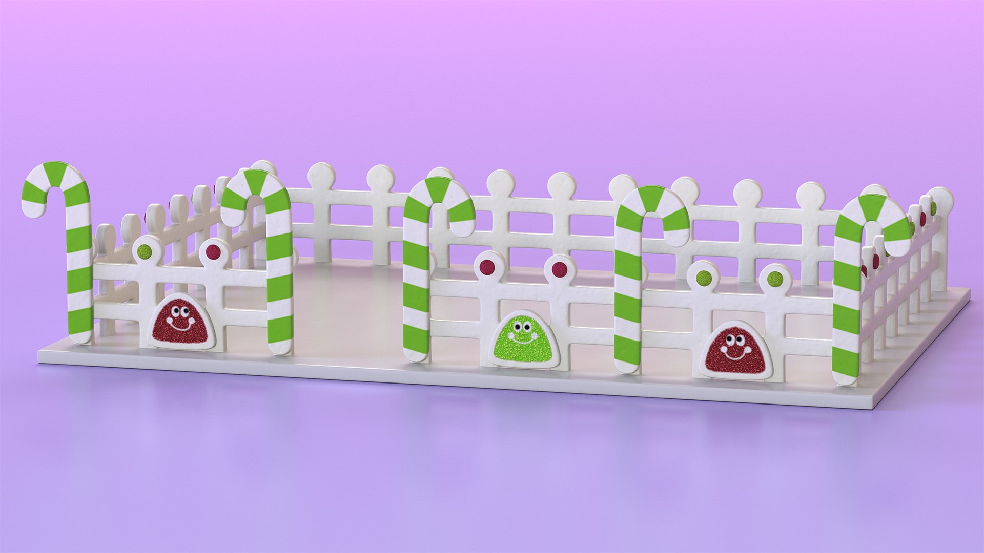 Cookie Dough Fence 3D Model - TurboSquid 1486785