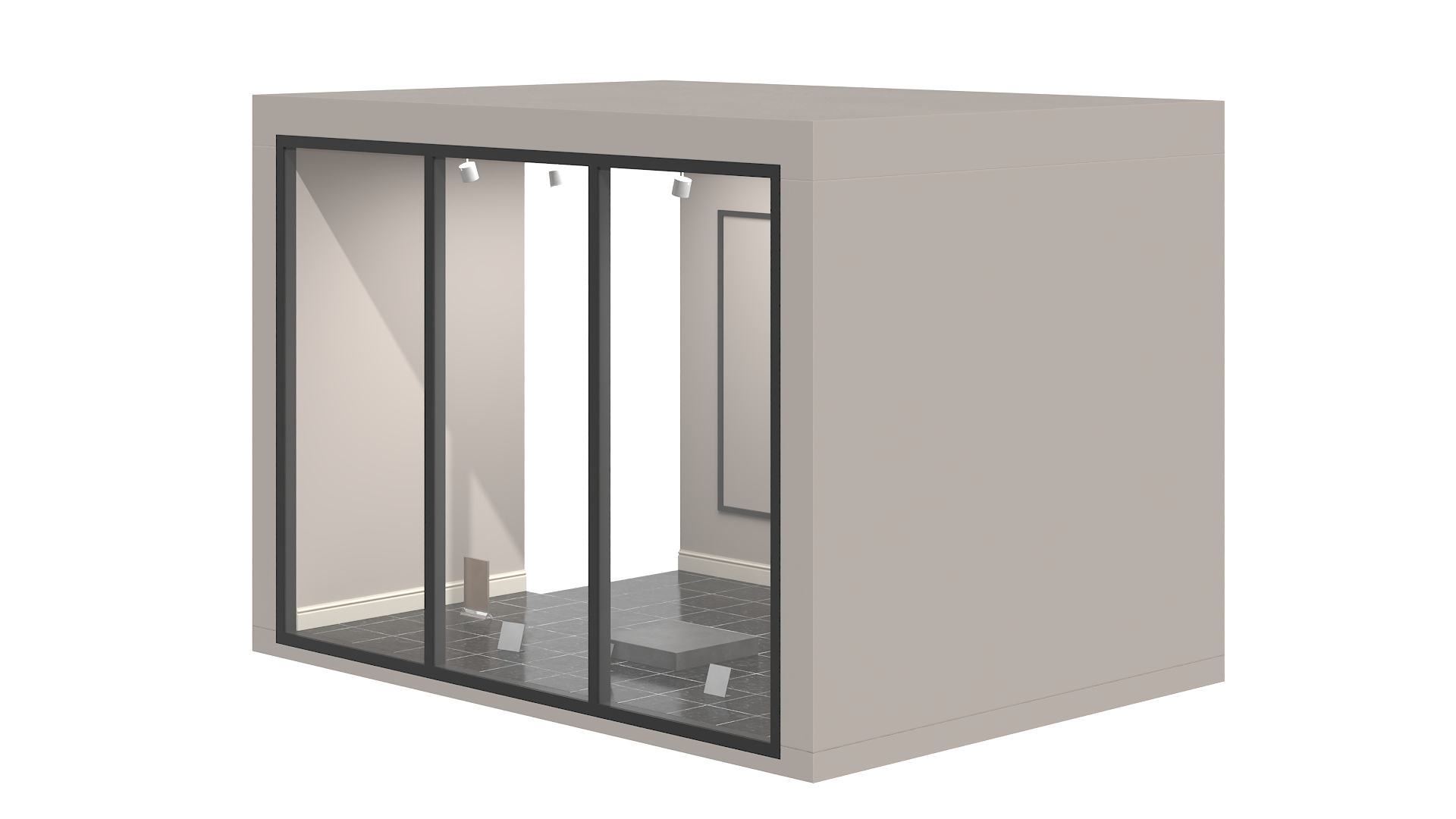 3D Model Retail Shop Glass Window Architecture - TurboSquid 2518815