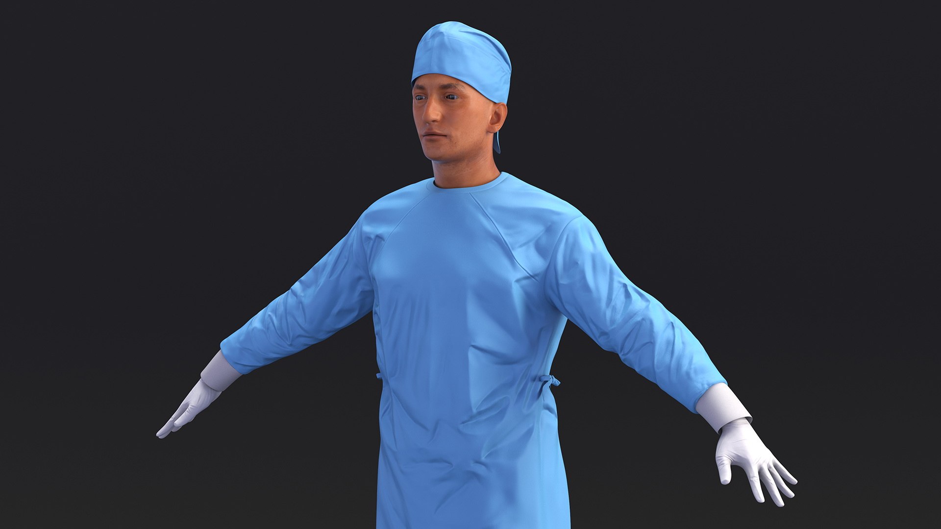 3D Male Surgeon Model - TurboSquid 2146527