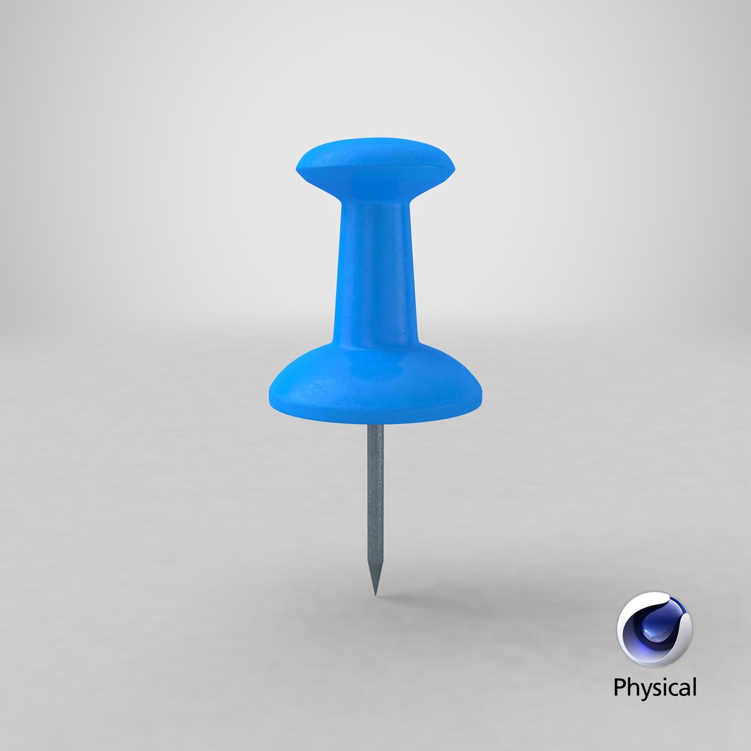 3D Push Pin Icon Model - TurboSquid 2101793