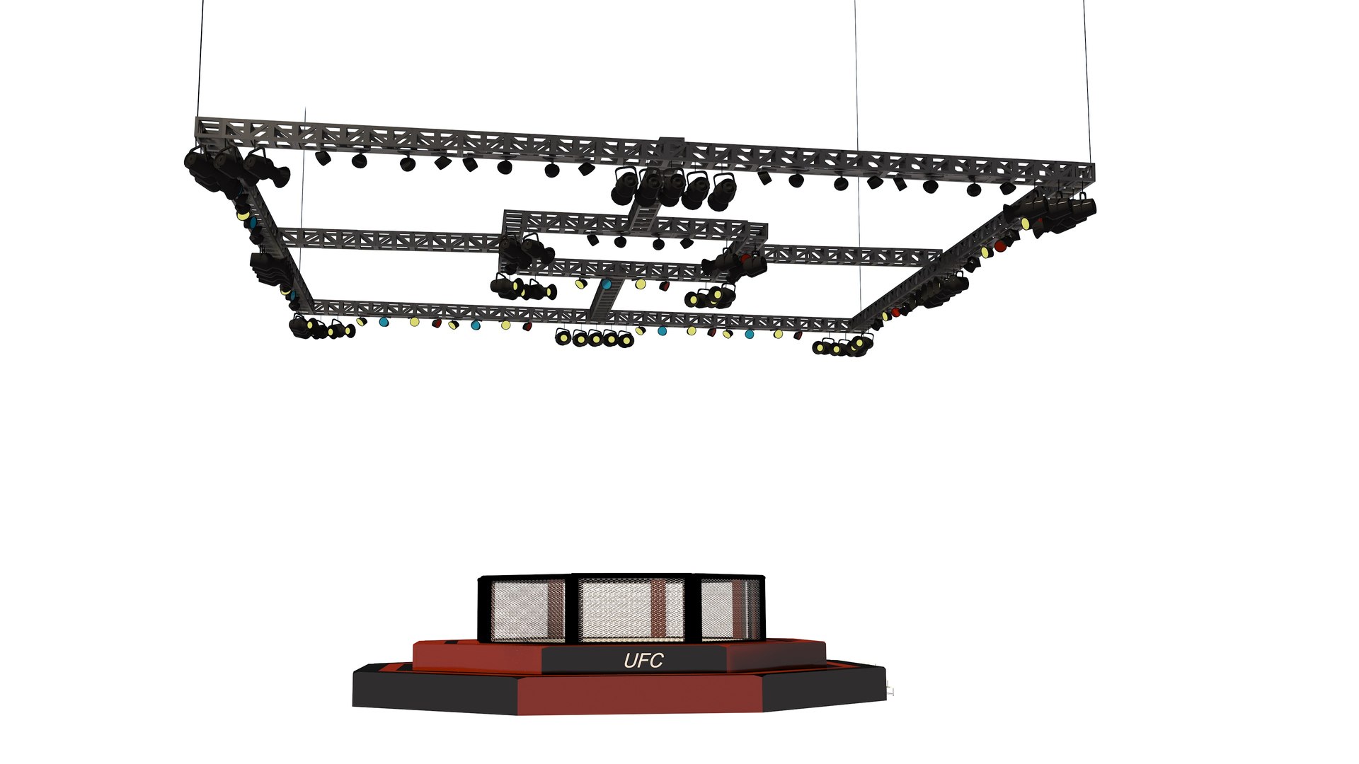 3D Ufc Ring - TurboSquid 1581218