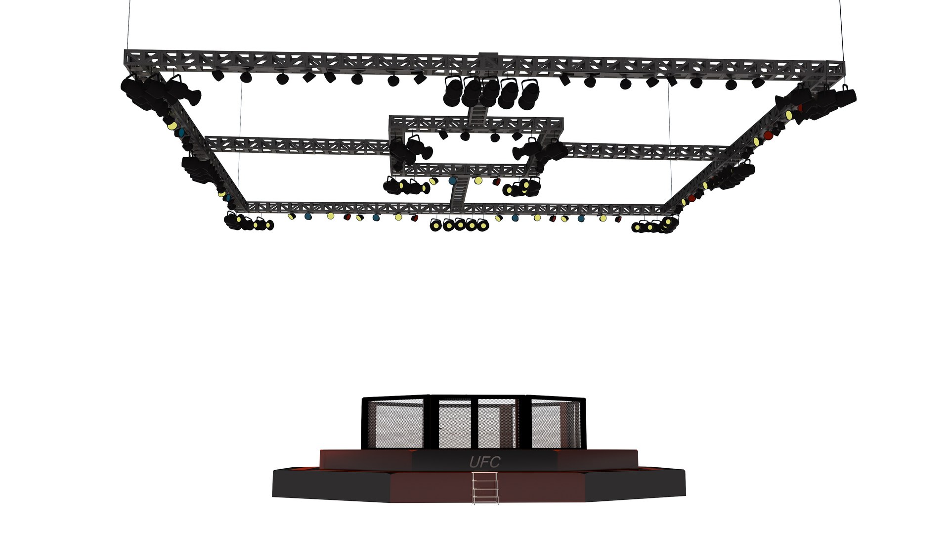 3D Ufc Ring - TurboSquid 1581218