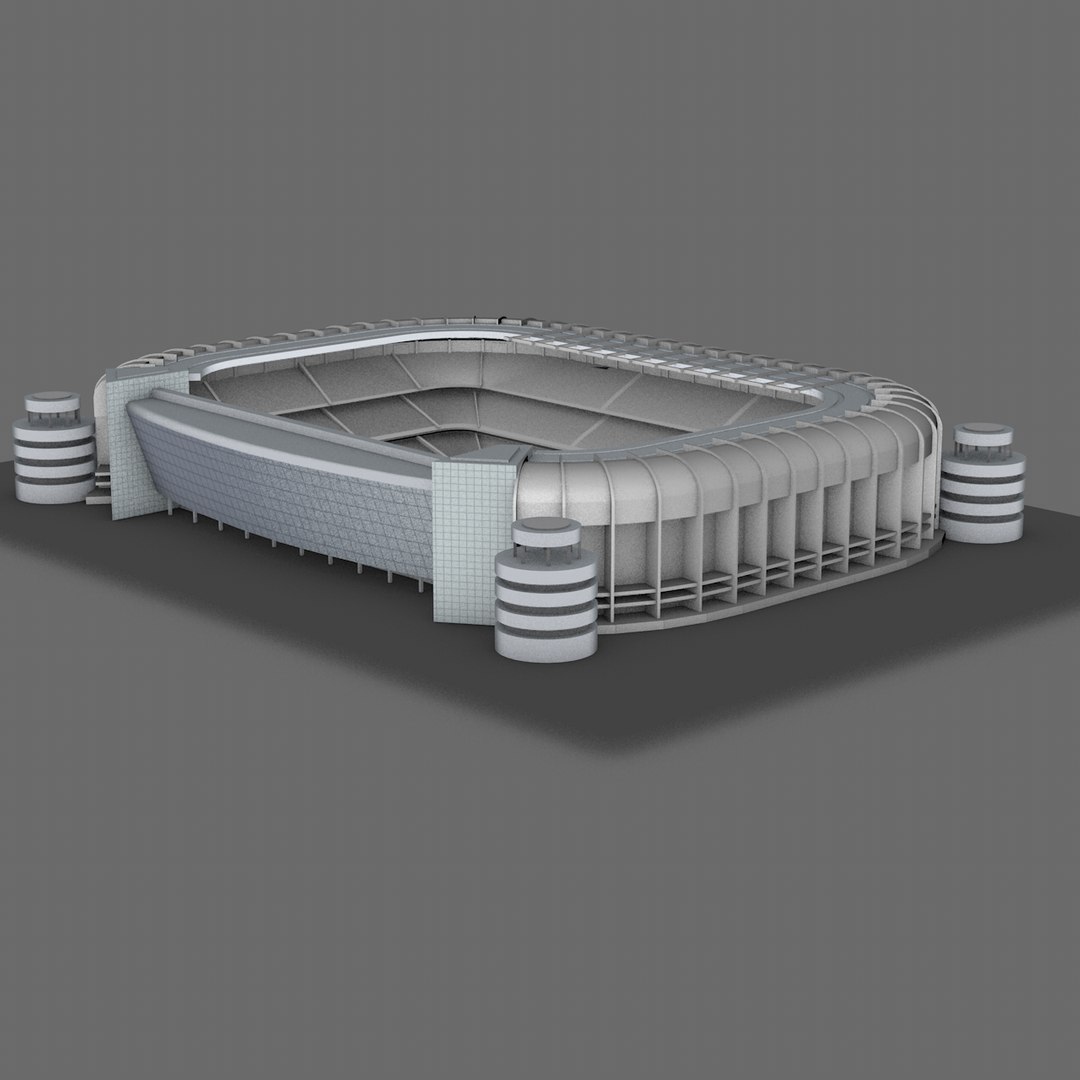 Santiago Bernabeu Stadium 3D Model - TurboSquid 1648328