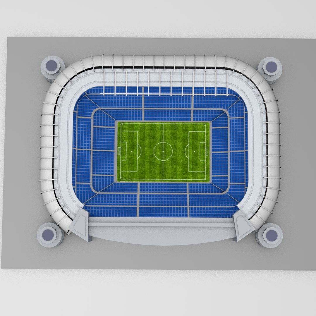 Santiago Bernabeu Stadium 3D Model - TurboSquid 1648328