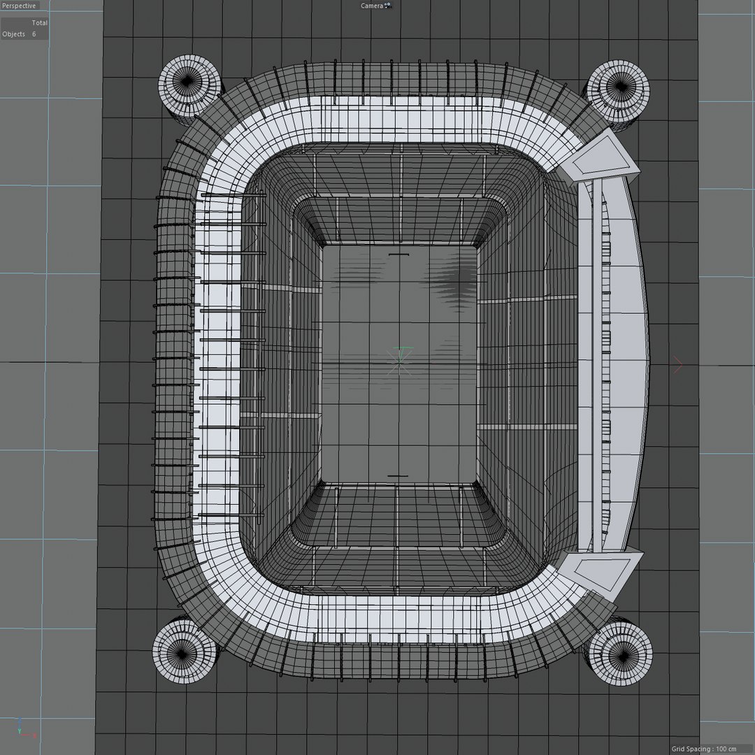 Santiago Bernabeu Stadium 3D Model - TurboSquid 1648328