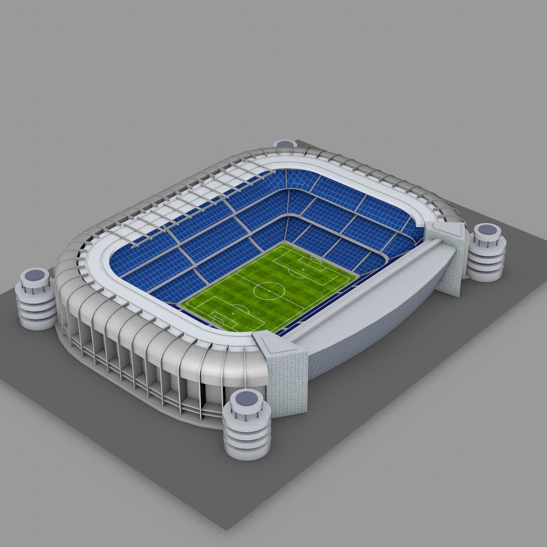 Santiago Bernabeu Stadium 3D Model - TurboSquid 1648328