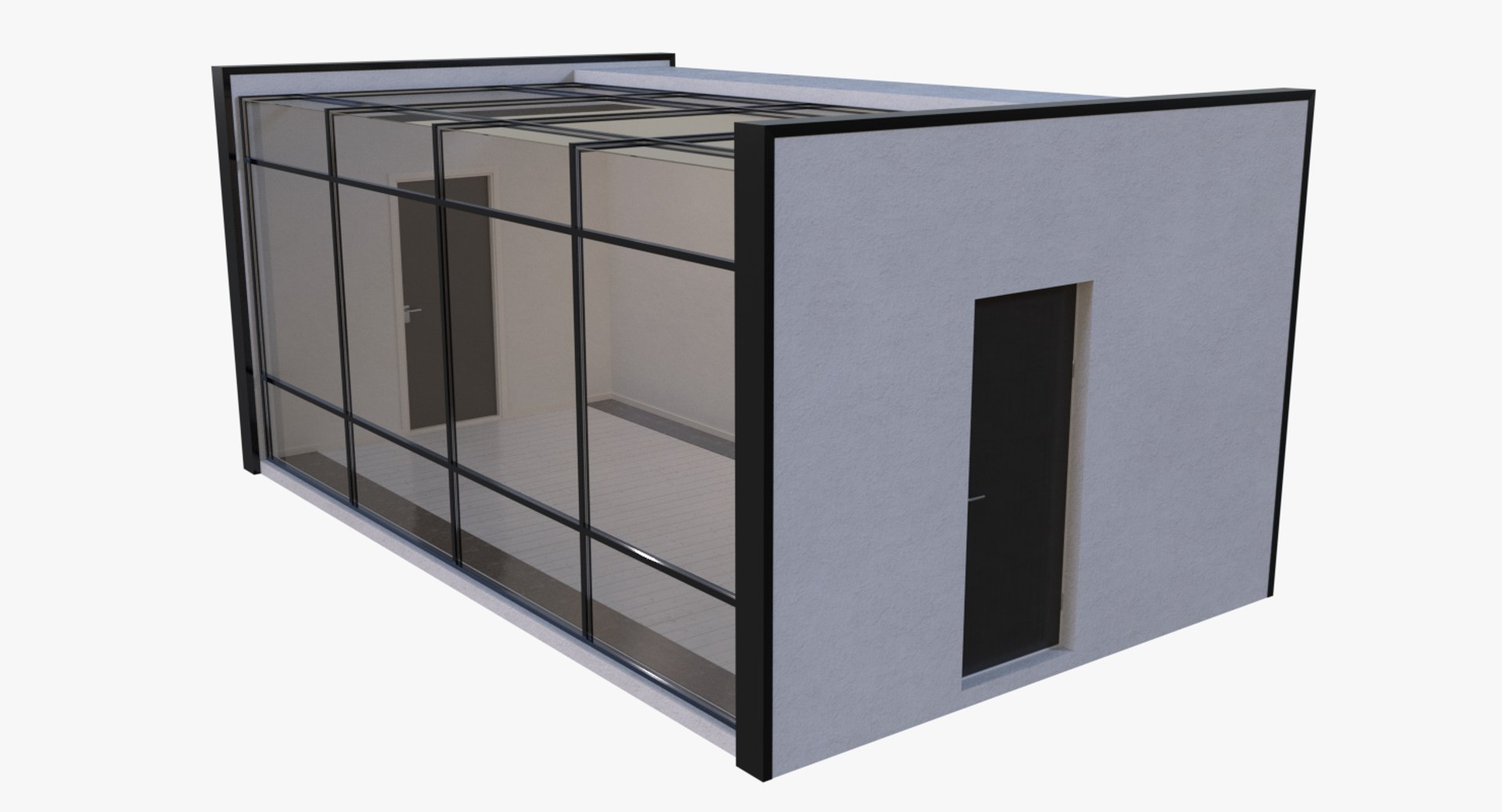 3d Model Modern Pavilion Interior