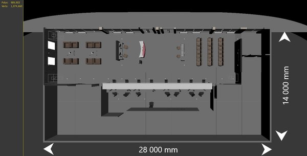 3D Bank Office Branch model - TurboSquid 1965423
