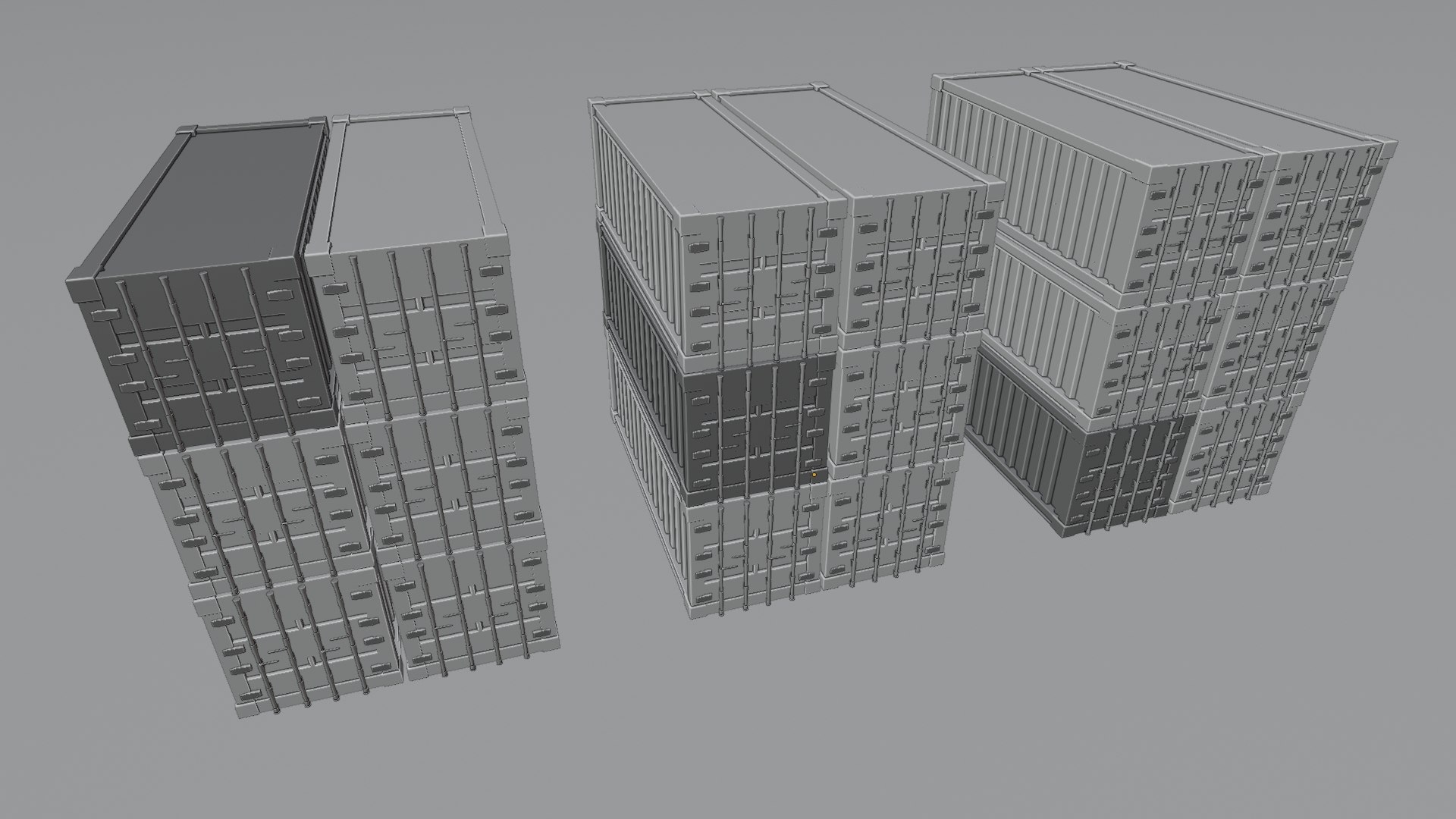 Shipping Container Low-poly 3D Model 3D Model - TurboSquid 1908284