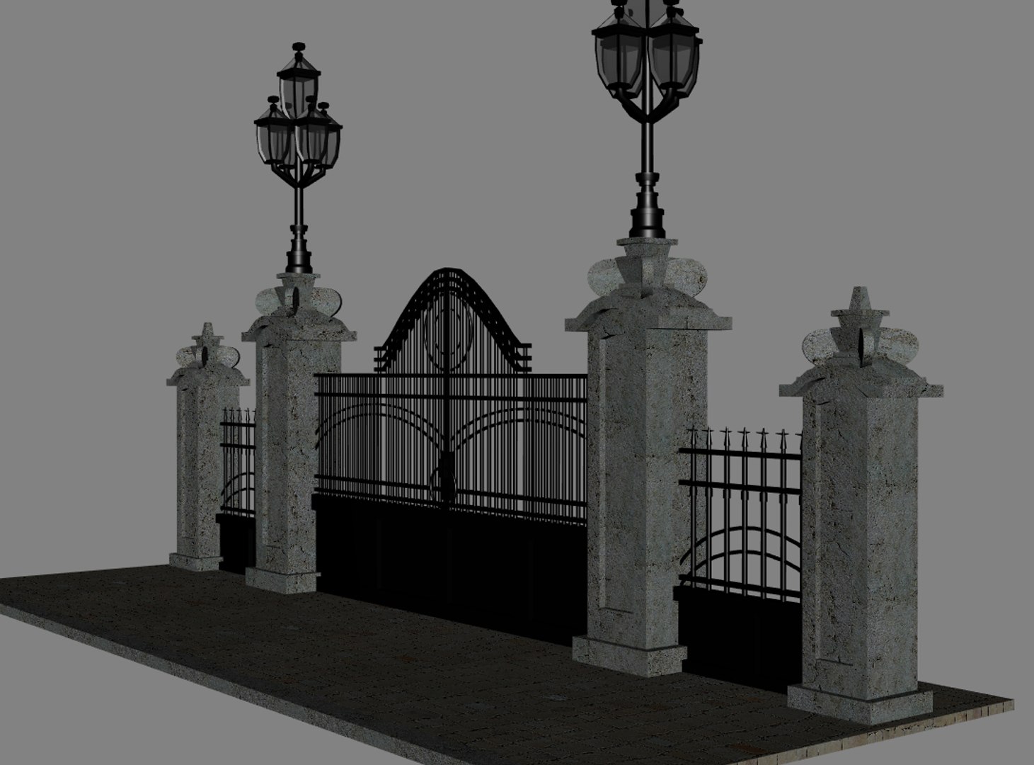 Iron Gate 3D Model - TurboSquid 1166199