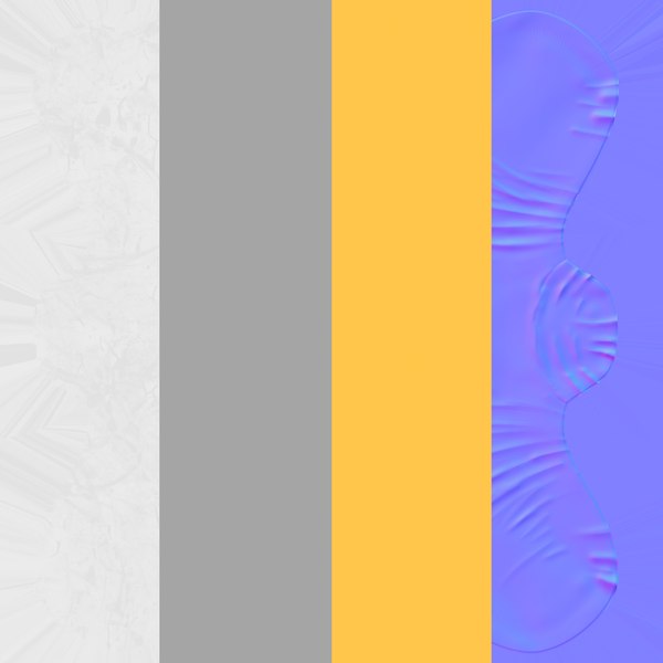 Foil Baloon Words Gender Reveal Party Silver model - TurboSquid 1738950