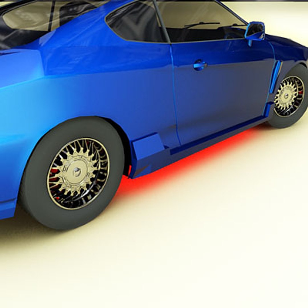 Hyundai Tiburon Coupe Tuning 3d Model