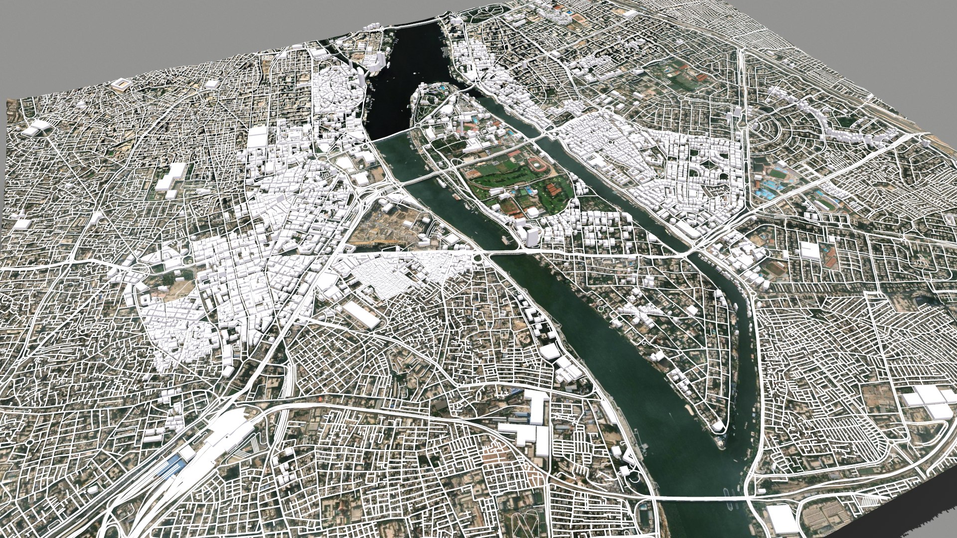 Cityscape Cairo Egypt 3D Model - TurboSquid 1953750