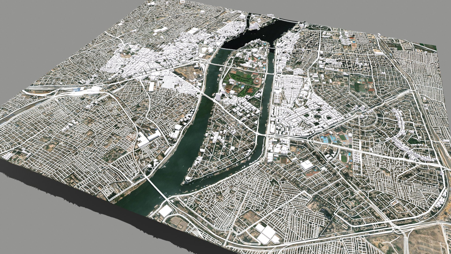 Cityscape Cairo Egypt 3D Model - TurboSquid 1953750
