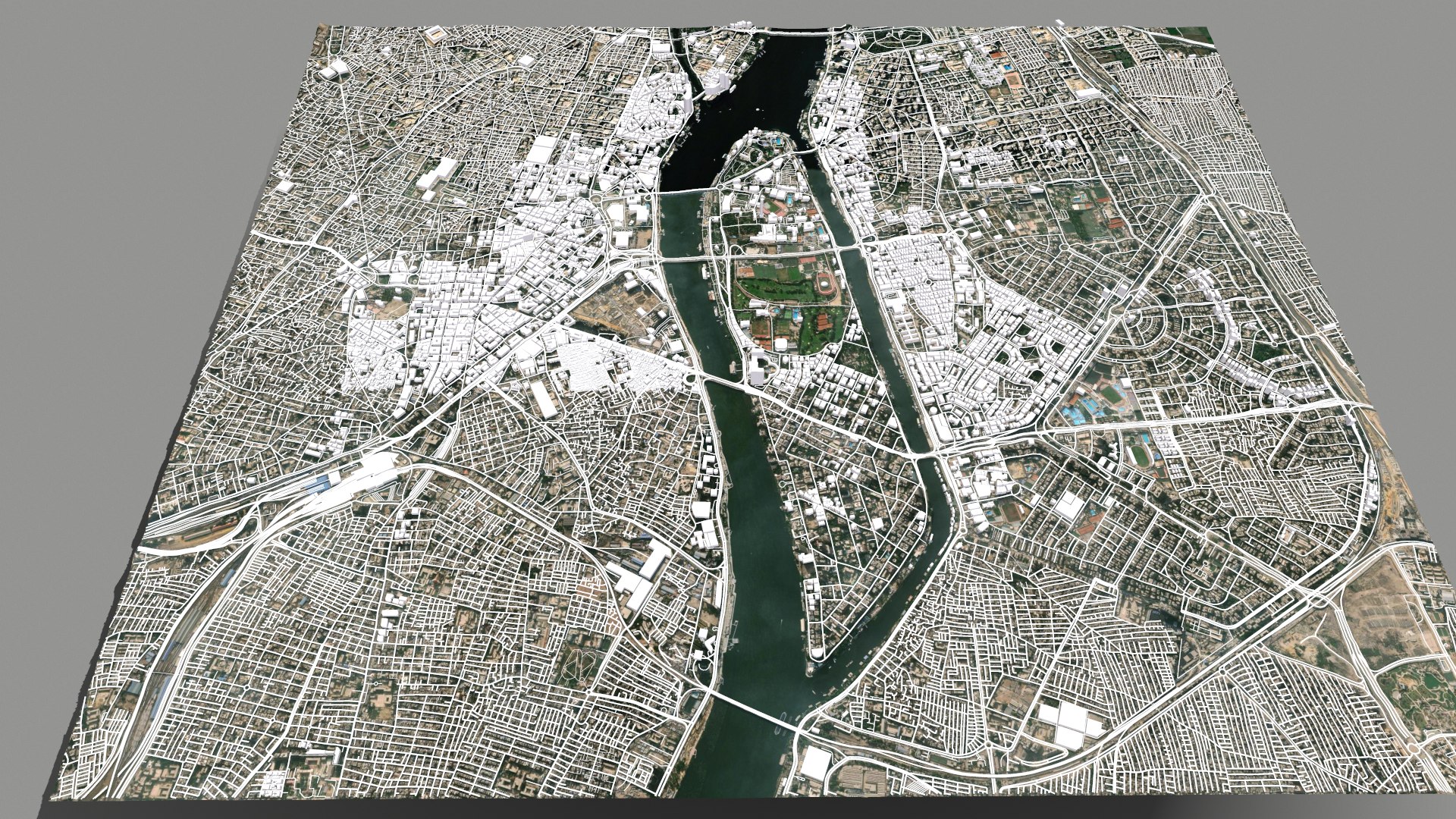 Cityscape Cairo Egypt 3D Model - TurboSquid 1953750