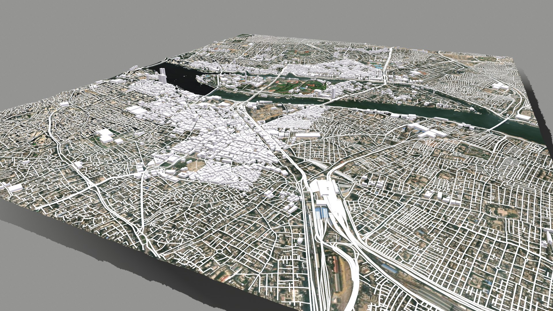 Cityscape Cairo Egypt 3D Model - TurboSquid 1953750