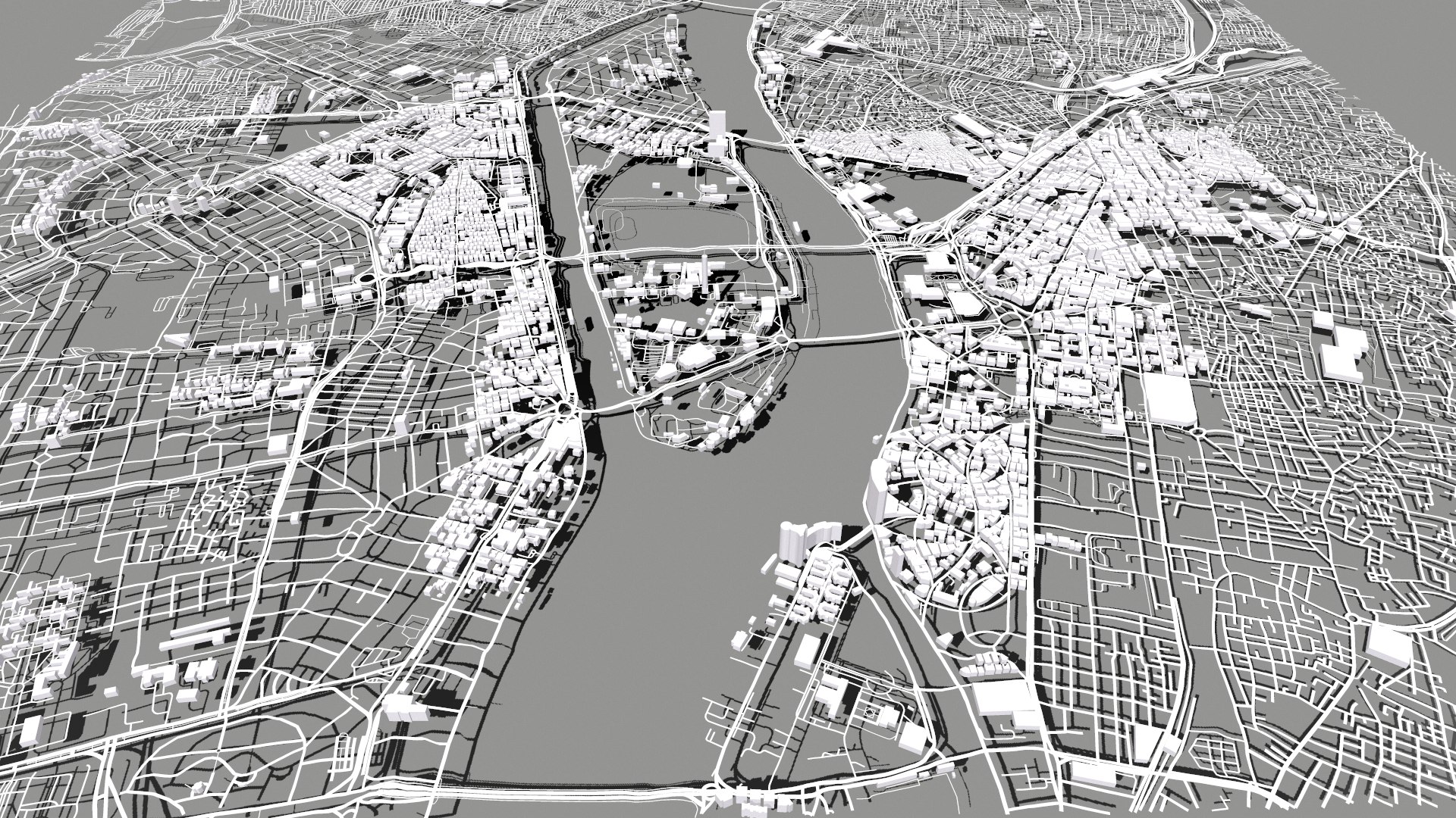 Cityscape Cairo Egypt 3D Model - TurboSquid 1953750