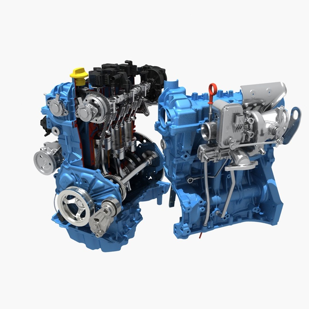 Petrol Engine Cutaway 3D - TurboSquid 1441377