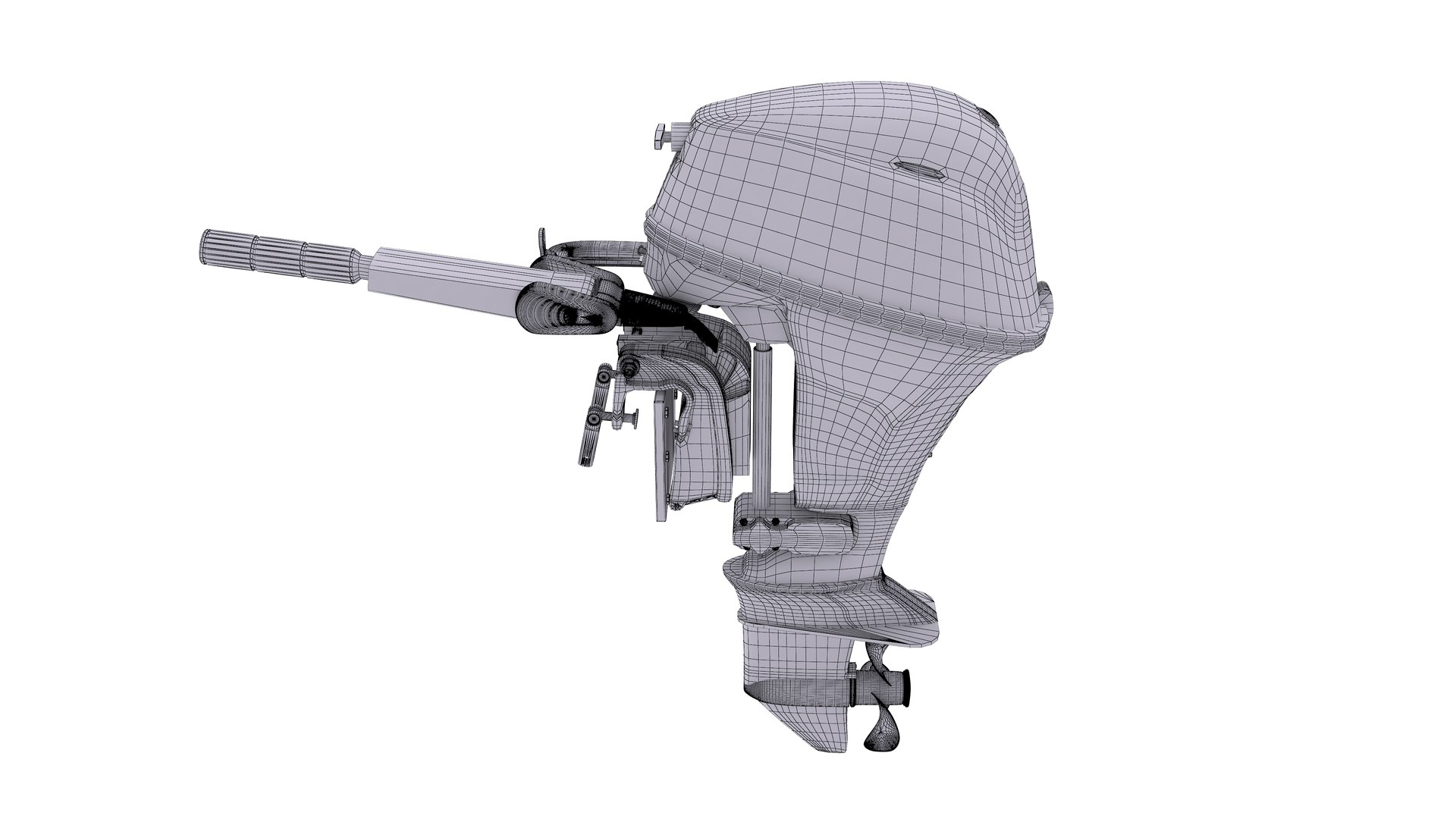 3D Yamaha Outboard Motor Model - TurboSquid 1926572