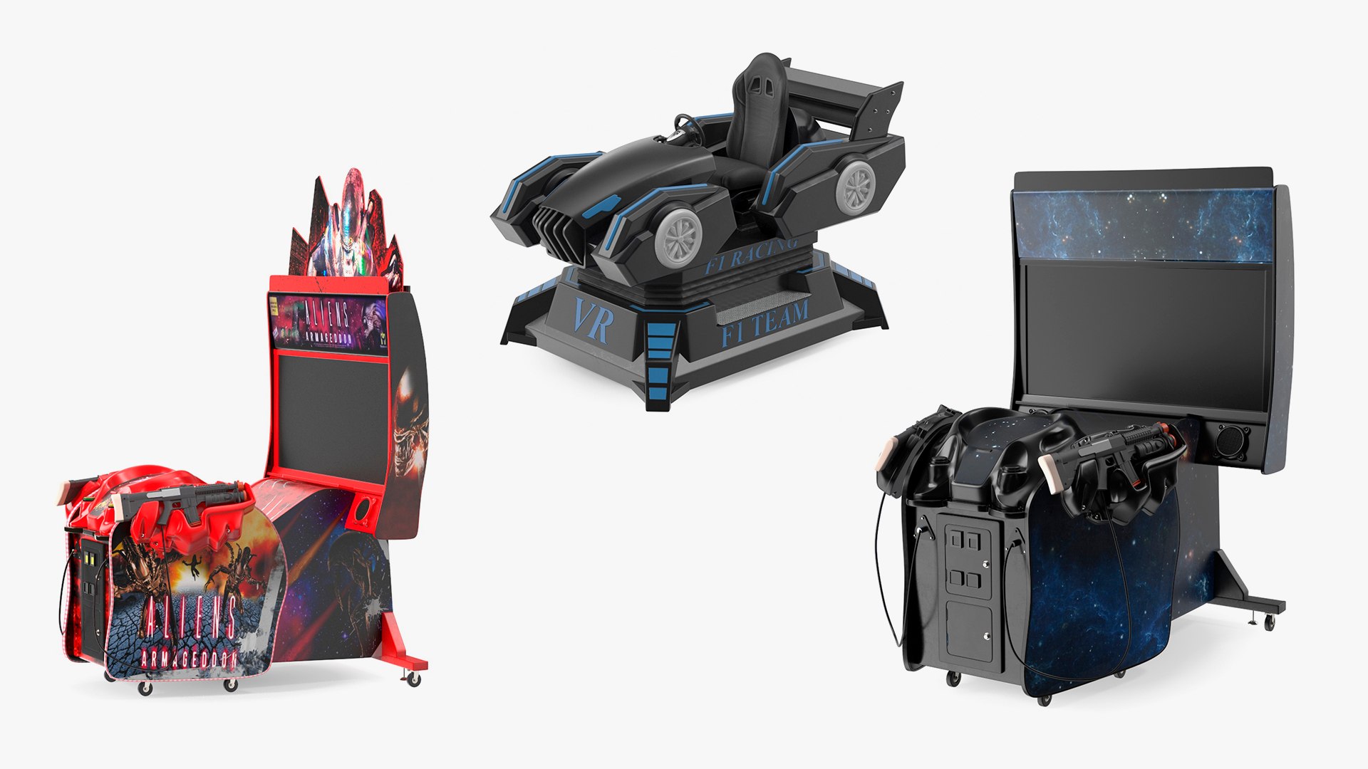 Arcade Games Collection 12 3D - TurboSquid 2123700