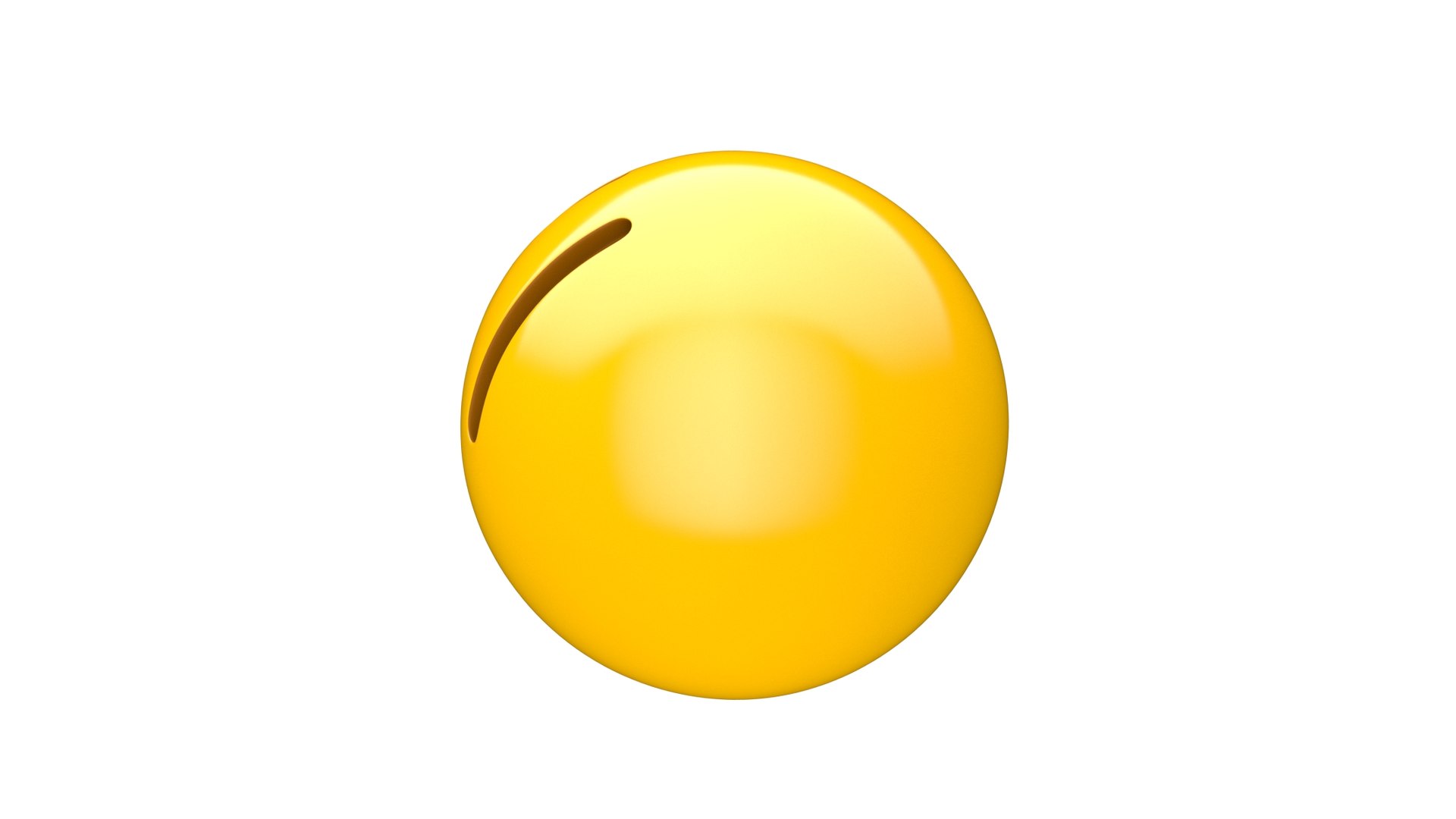 Apple Expressionless Face 3D - TurboSquid 1724072