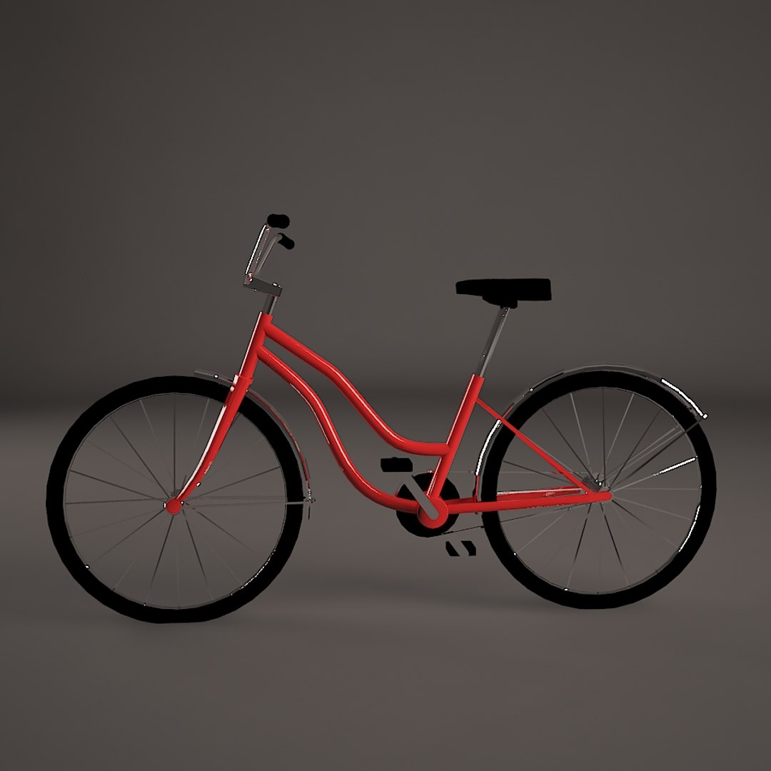 Simple Bike 3d Max