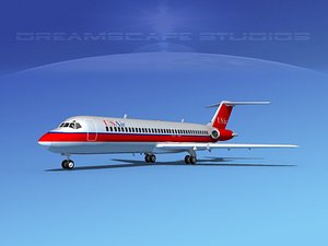 Mcdonnell Douglas Mcdonnell-Douglas-Dc-9 3D Models for Download ...