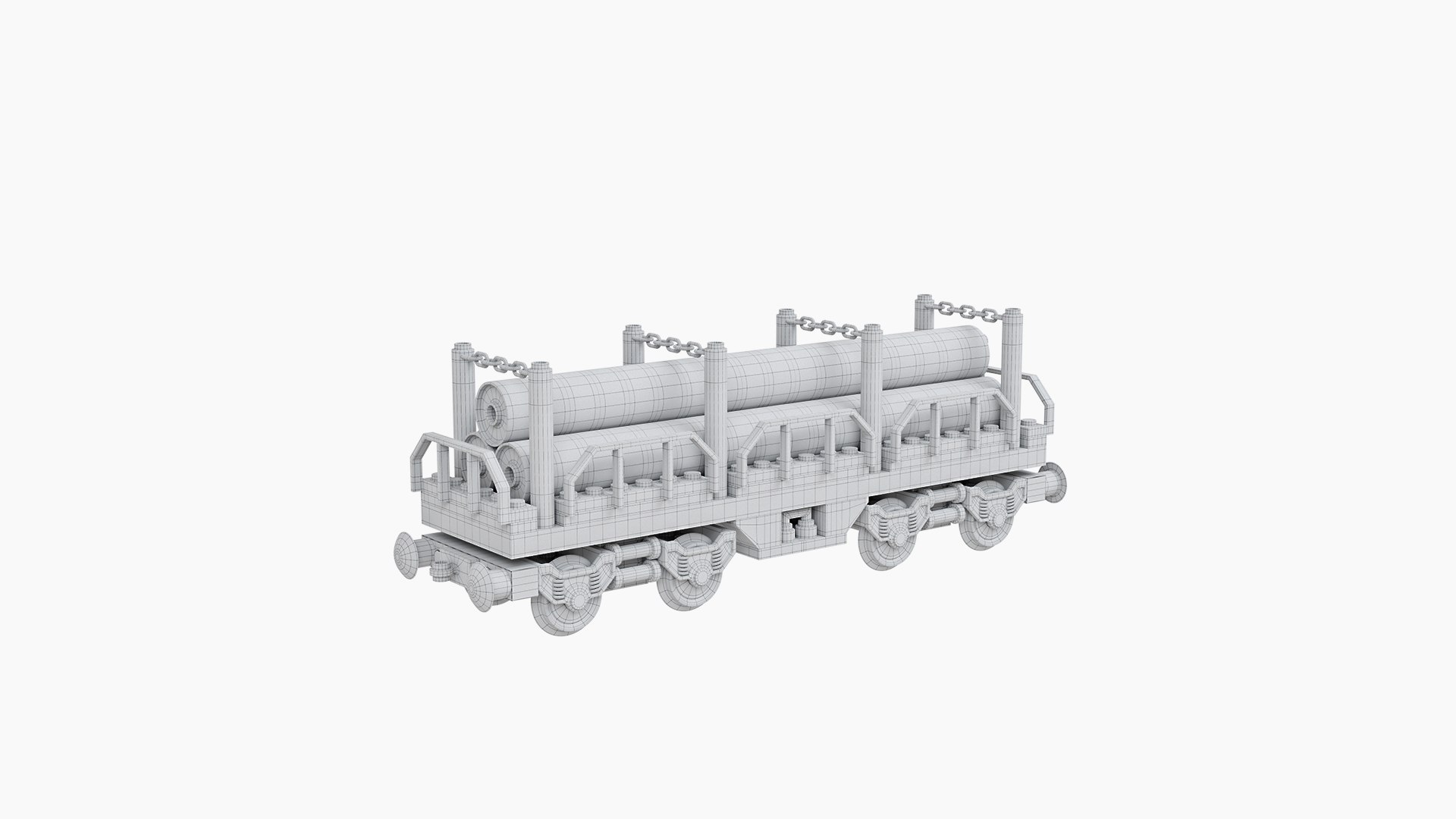 3D Model Train Cargo Tree Lego - TurboSquid 2259224