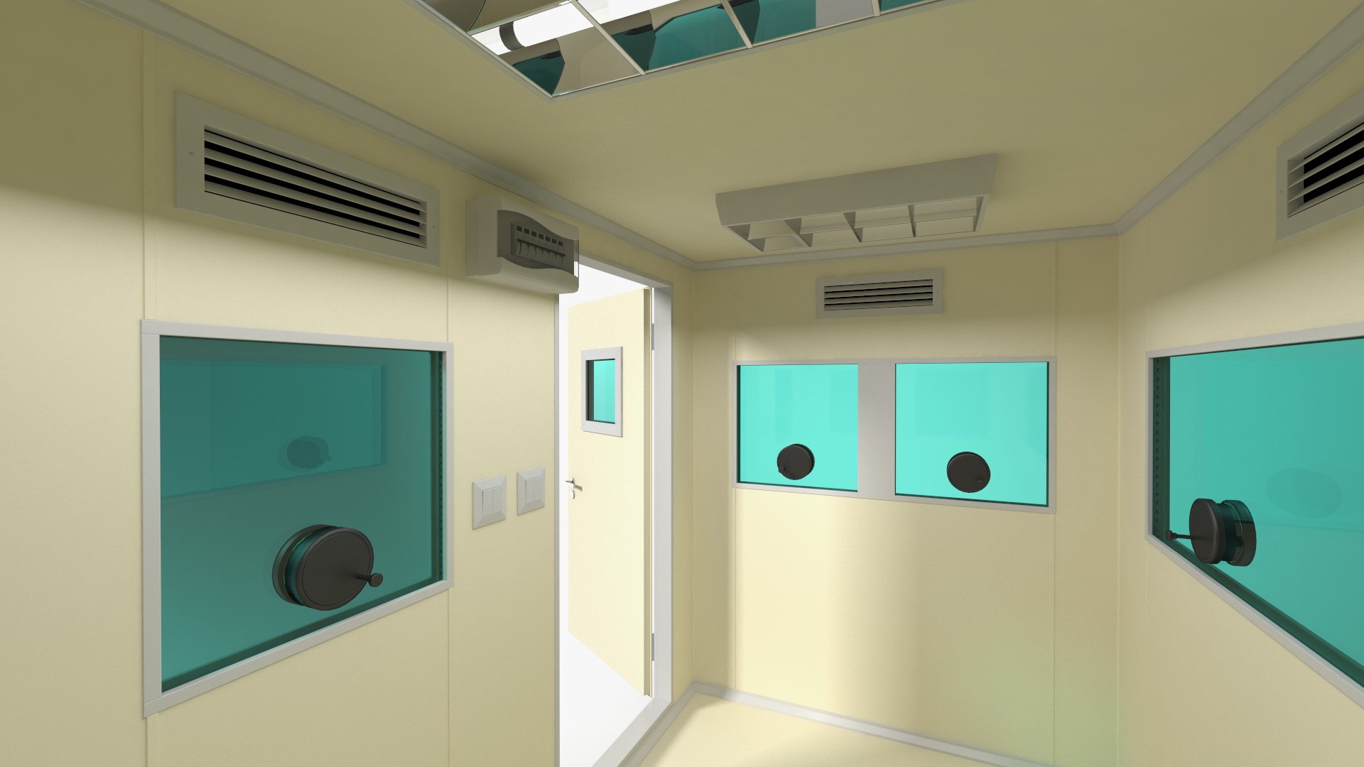 Outdoor Bullet Resistant Security Booth Model - TurboSquid 1828082
