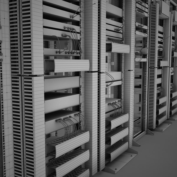 3D model server room - TurboSquid 1626960