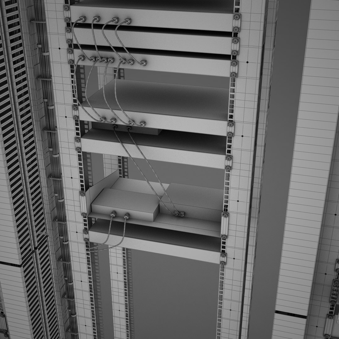 3D model server room - TurboSquid 1626960