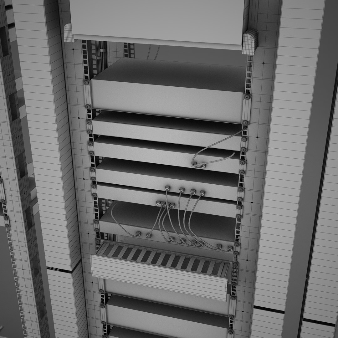 3D model server room - TurboSquid 1626960