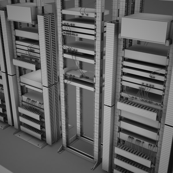 3D model server room - TurboSquid 1626960