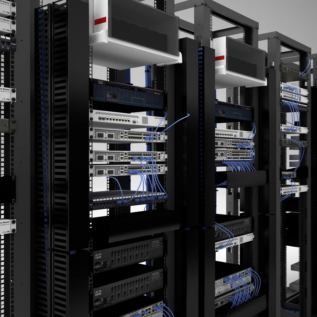 3D Model Server Room - TurboSquid 1626960