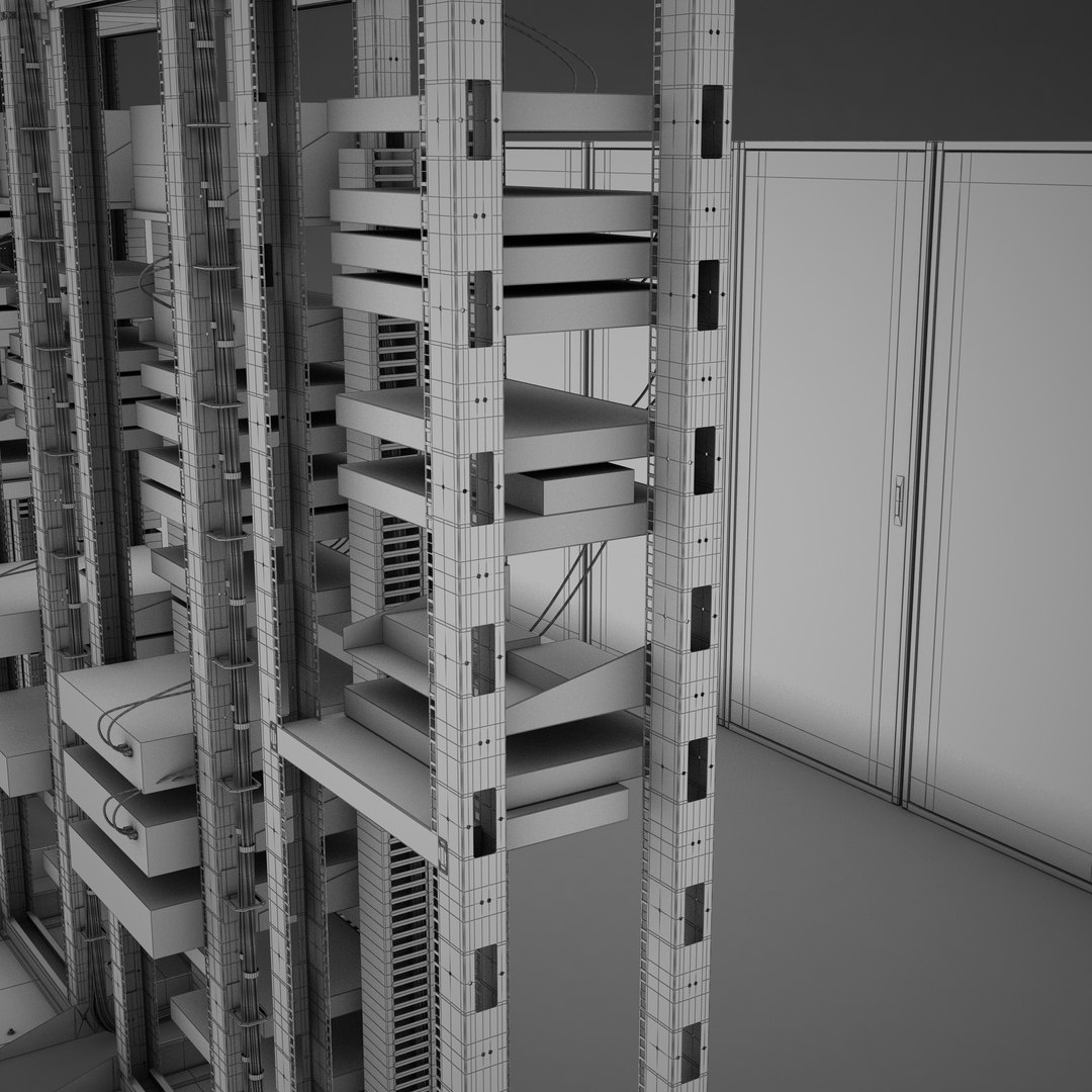 3D model server room - TurboSquid 1626960