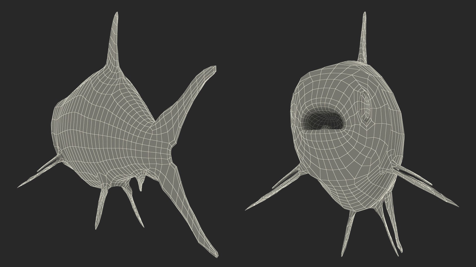 Chanos Chanos Rigged For Maya 3D Model - TurboSquid 2252281