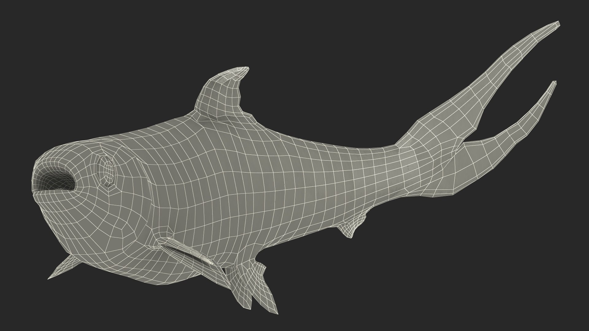 Chanos Chanos Rigged For Maya 3D Model - TurboSquid 2252281