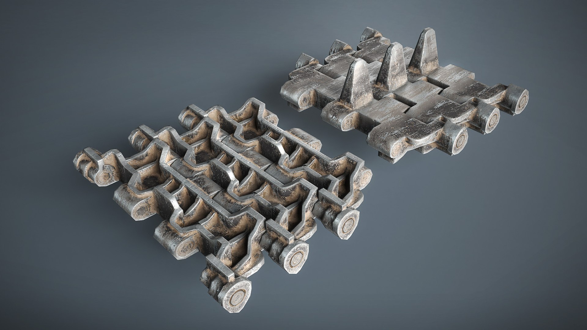 T-72 Tank Tracks 3D Model - TurboSquid 1952924