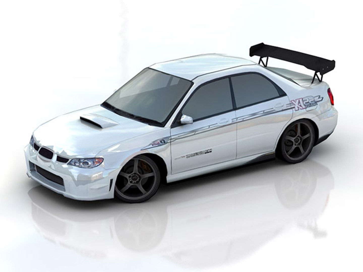 Subaru Impreza Tuning 3d Model