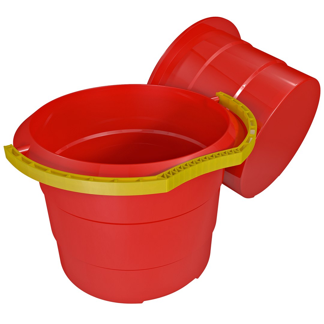 Toy Bucket 3d Model