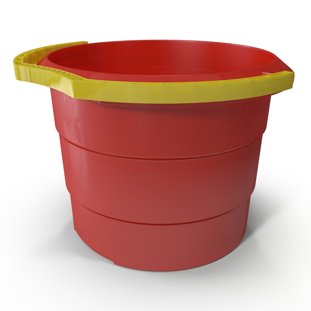 Toy Bucket 3d Model