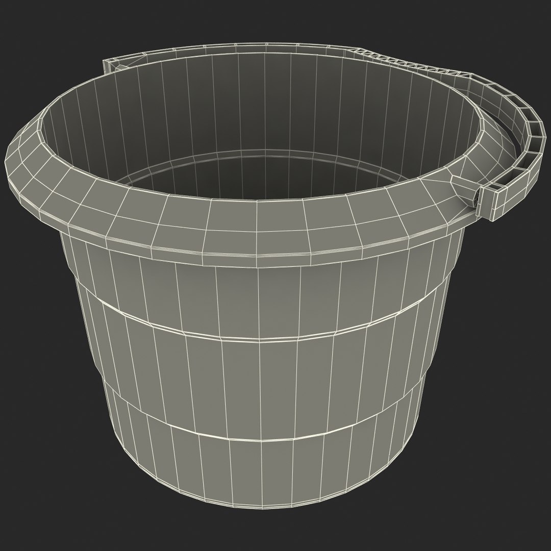 Toy Bucket 3d Model