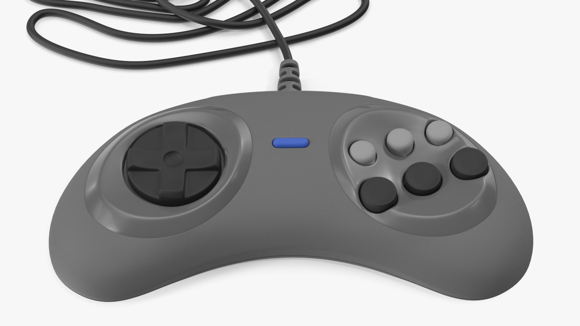 Game Joystick For Console Grey 3D Model - TurboSquid 2146058