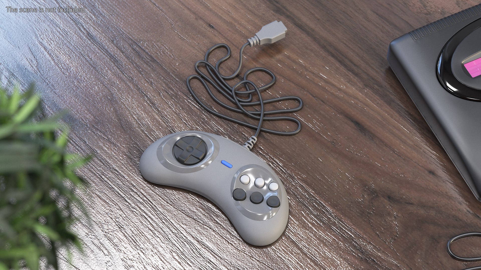 Game Joystick For Console Grey 3D Model - TurboSquid 2146058