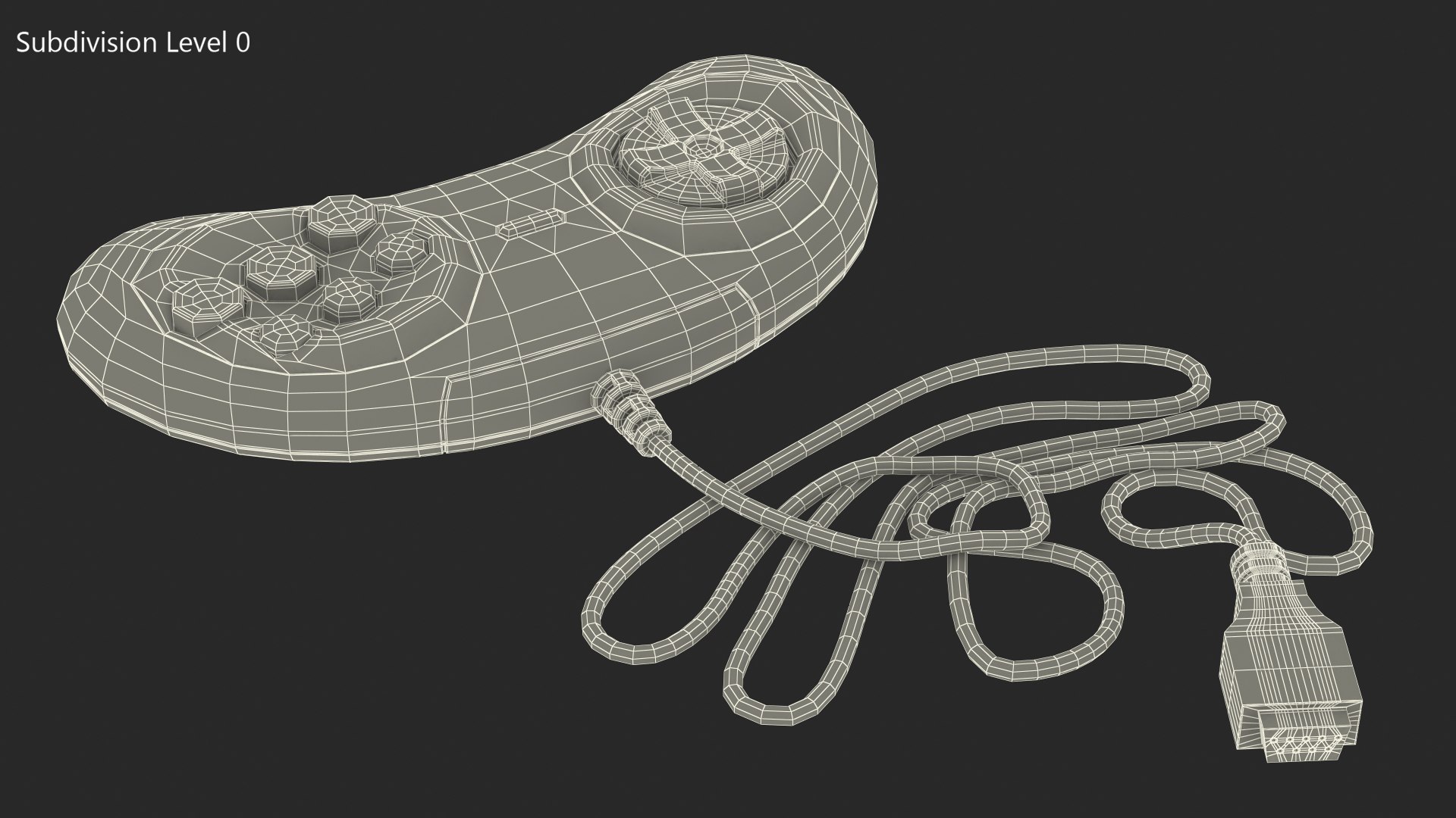 Game Joystick For Console Grey 3D Model - TurboSquid 2146058