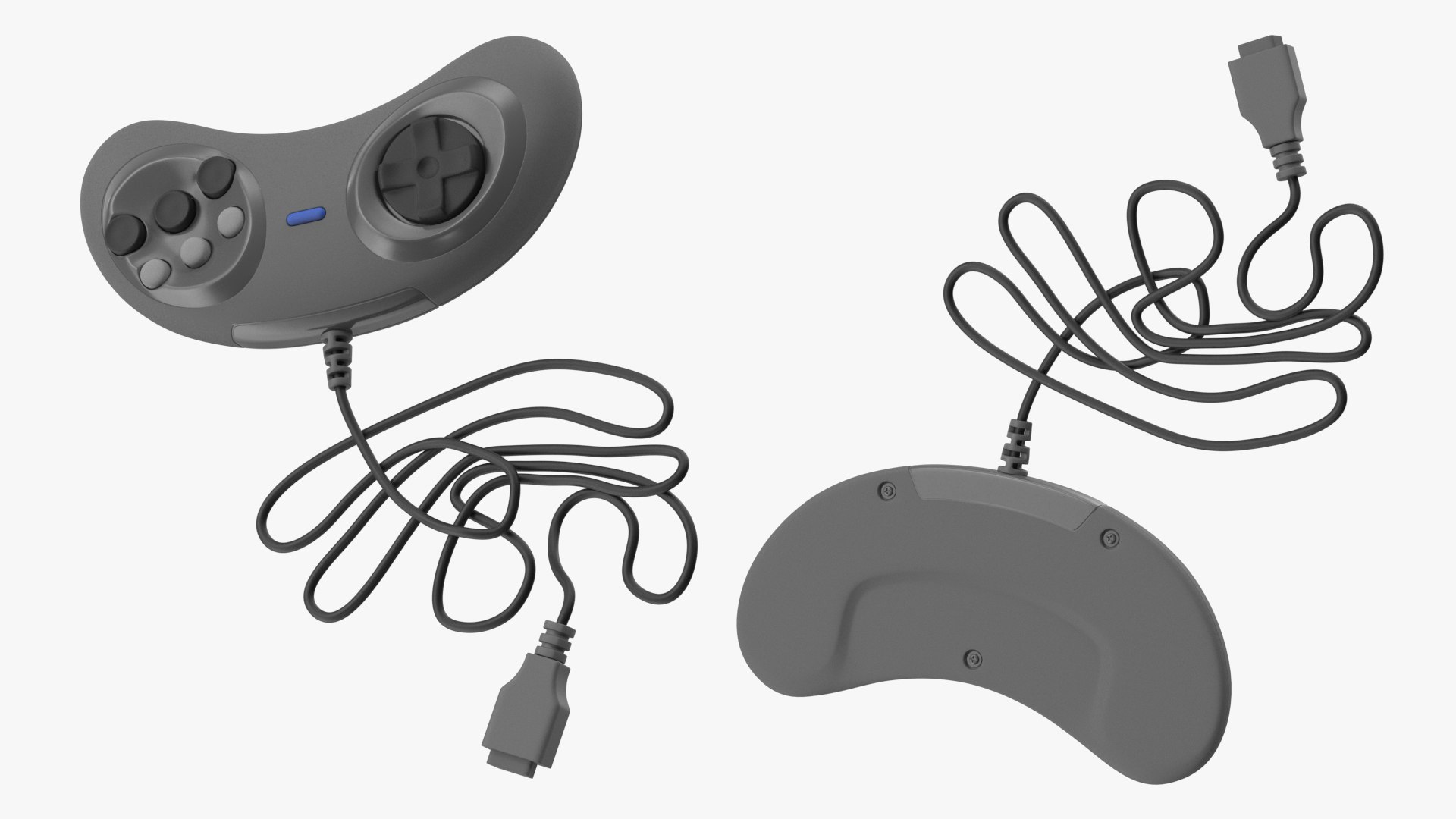 Game Joystick For Console Grey 3D Model - TurboSquid 2146058