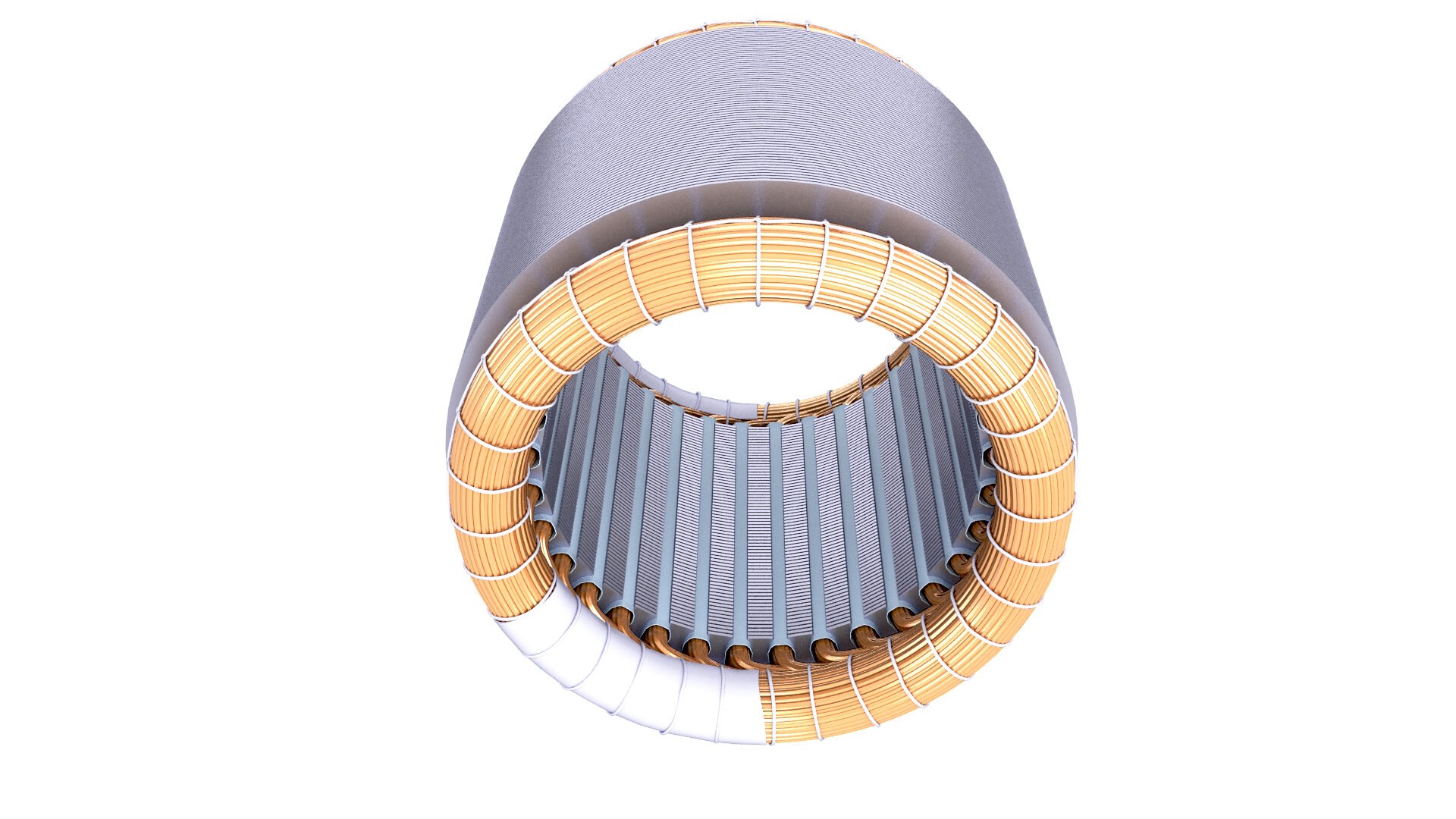 3D Model Three-phase Induction Motor Stator 125 - TurboSquid 2395238